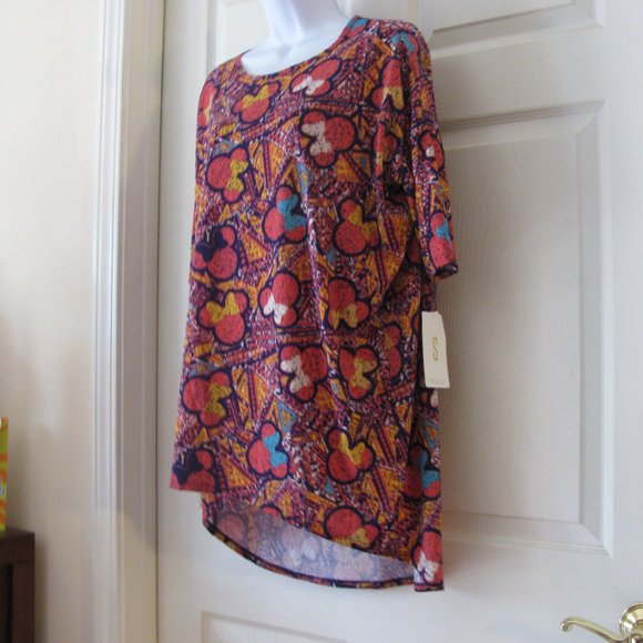 LuLaRoe | Tops | 25 Lularoe Irma Tunic Small Nwt 36 Disney Minnie Mouse ...